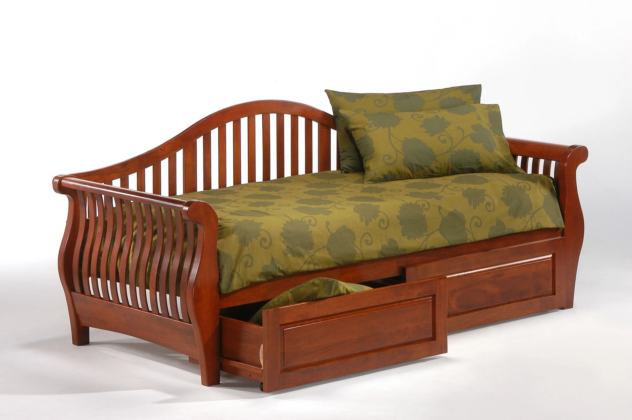 Nightfall Cherry Daybed The Futon Company